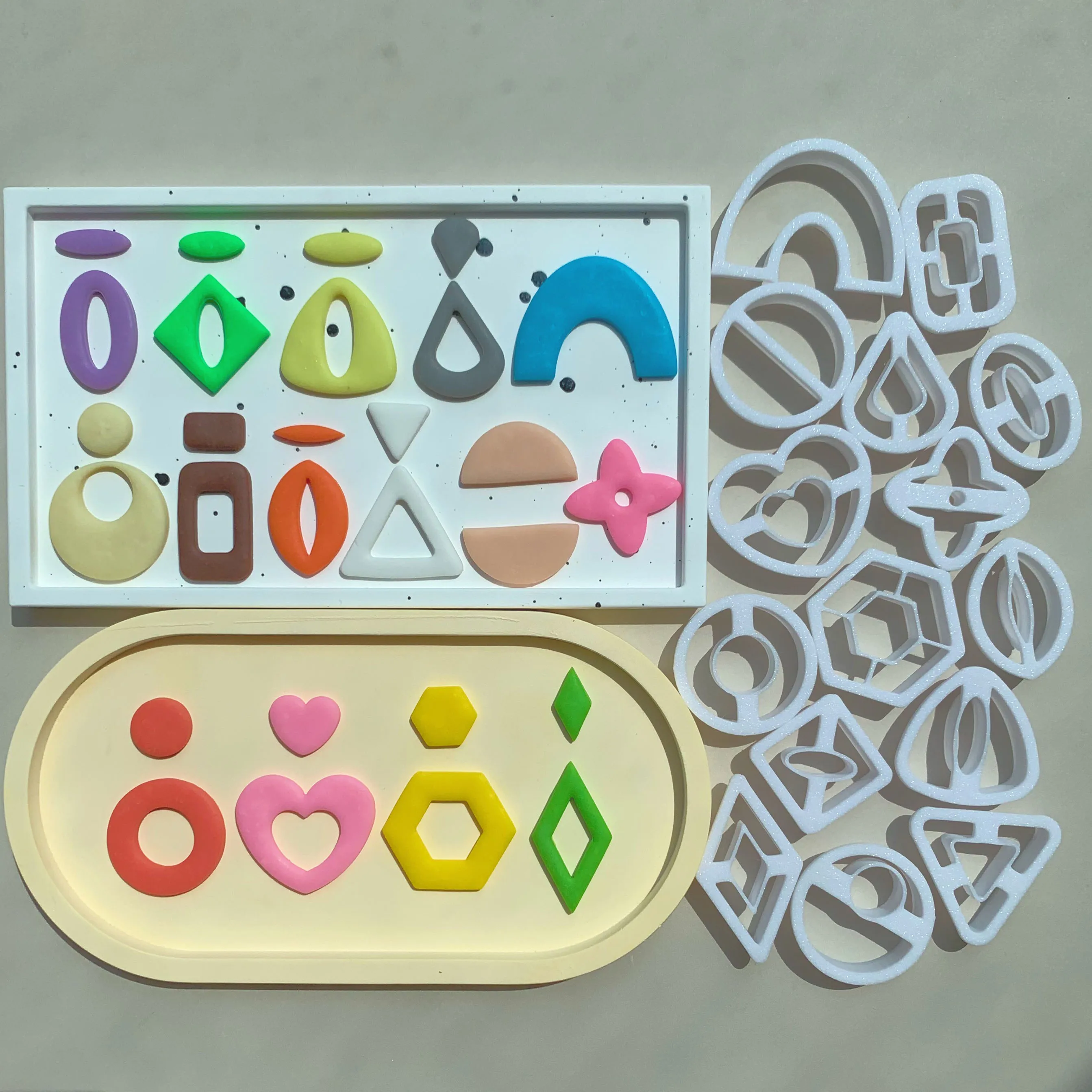 Basic-Geometry-Triangle-Heart-Rectangle-Shape-Polymer-Clay-Cutters-Clay ...