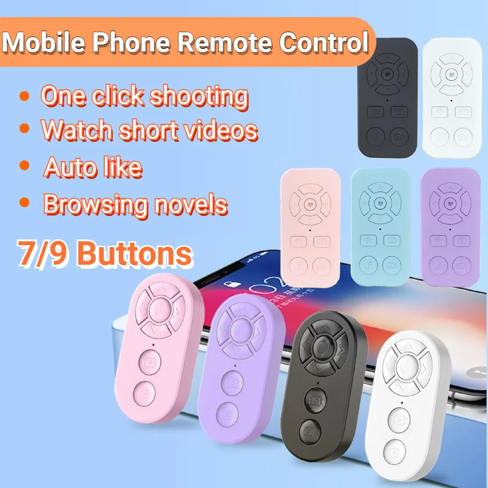 Universal-Remote-Control-Bluetooth-Compatible-Rechargeable-Selfie-Stick ...