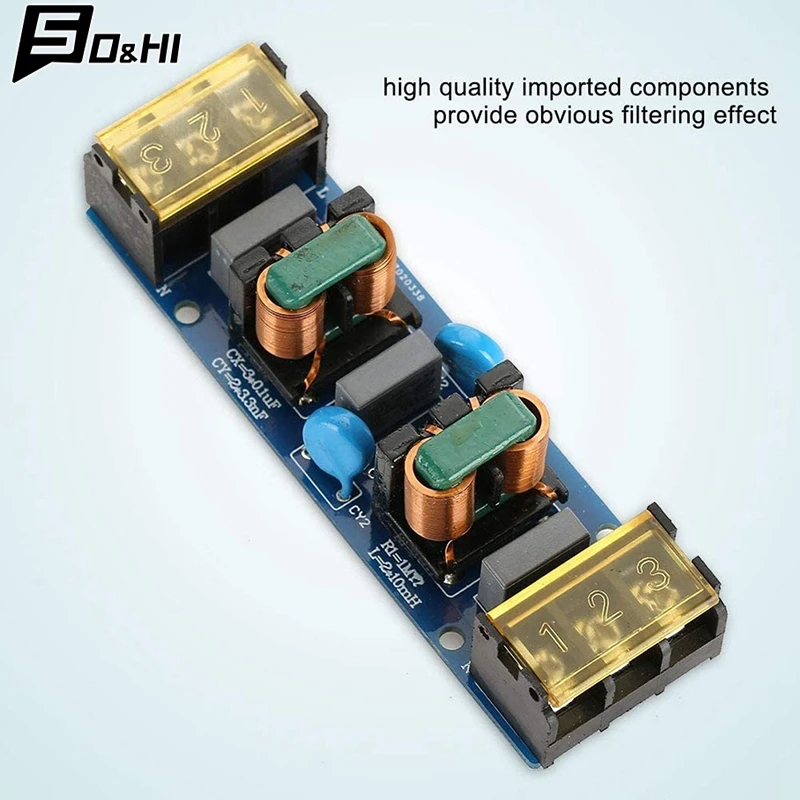 25A 6A Power Supply Filter EMI High Frequency 2 Stage Power Supply EMI ...