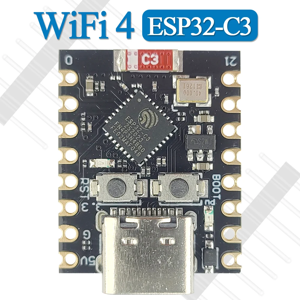 ESP32-C3-Development-Board-Modules-Wifi-4-BT-Bluetooth-Module-RISC-V-32 ...