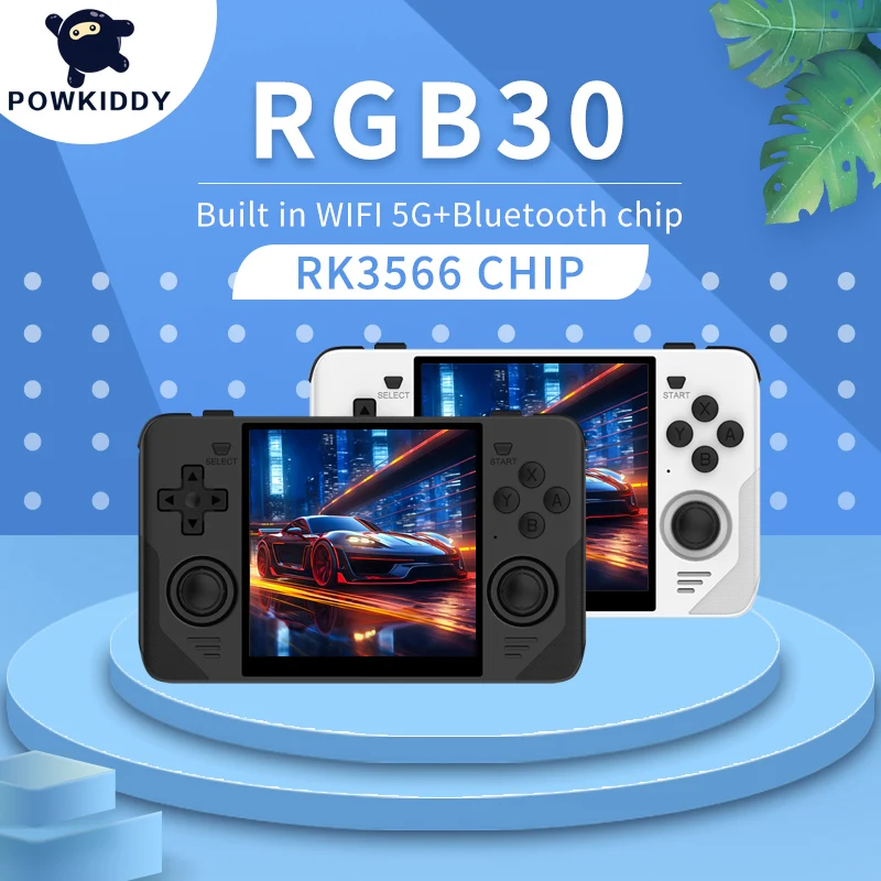 POWKIDDY RGB30 Retro Pocket 720*720 4 Inch Ips Screen Built-in WIFI ...