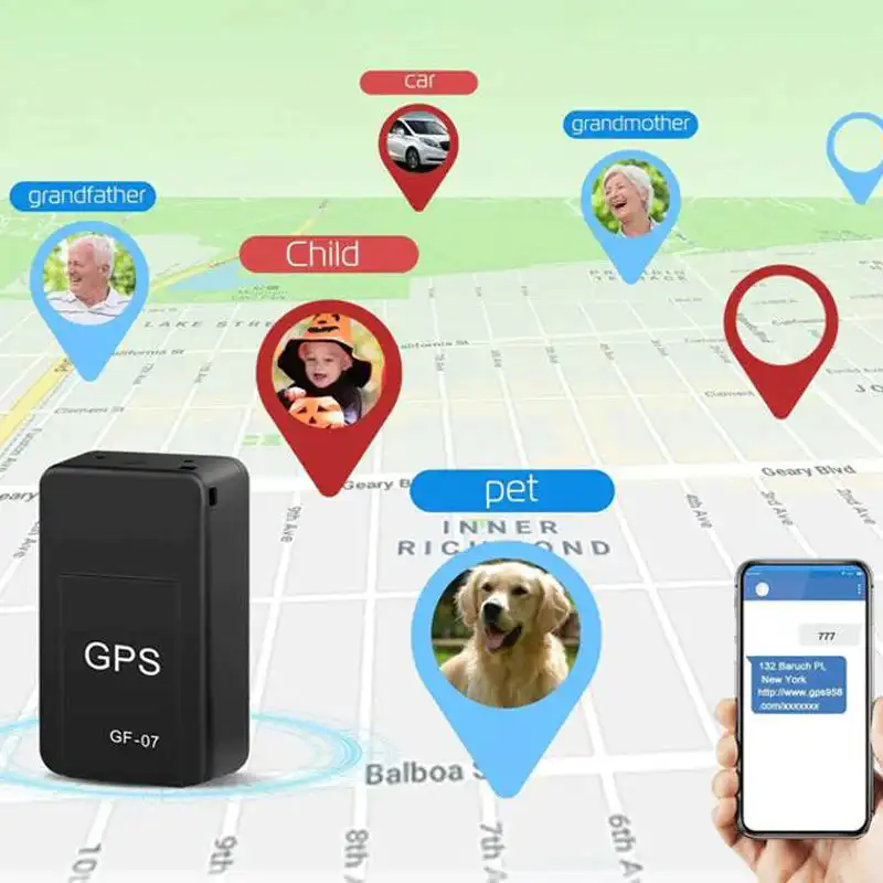 Mágneses Mini Gps Tracker Valós Idejű Autós Lokátor Gsm Gprs Track ...