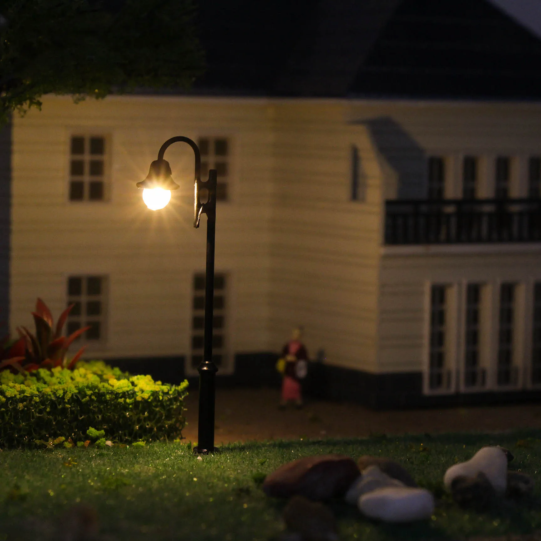 10pcs Model Railway Street Lights Lamps Oo Ho N Z Scale Leds Warm White ...
