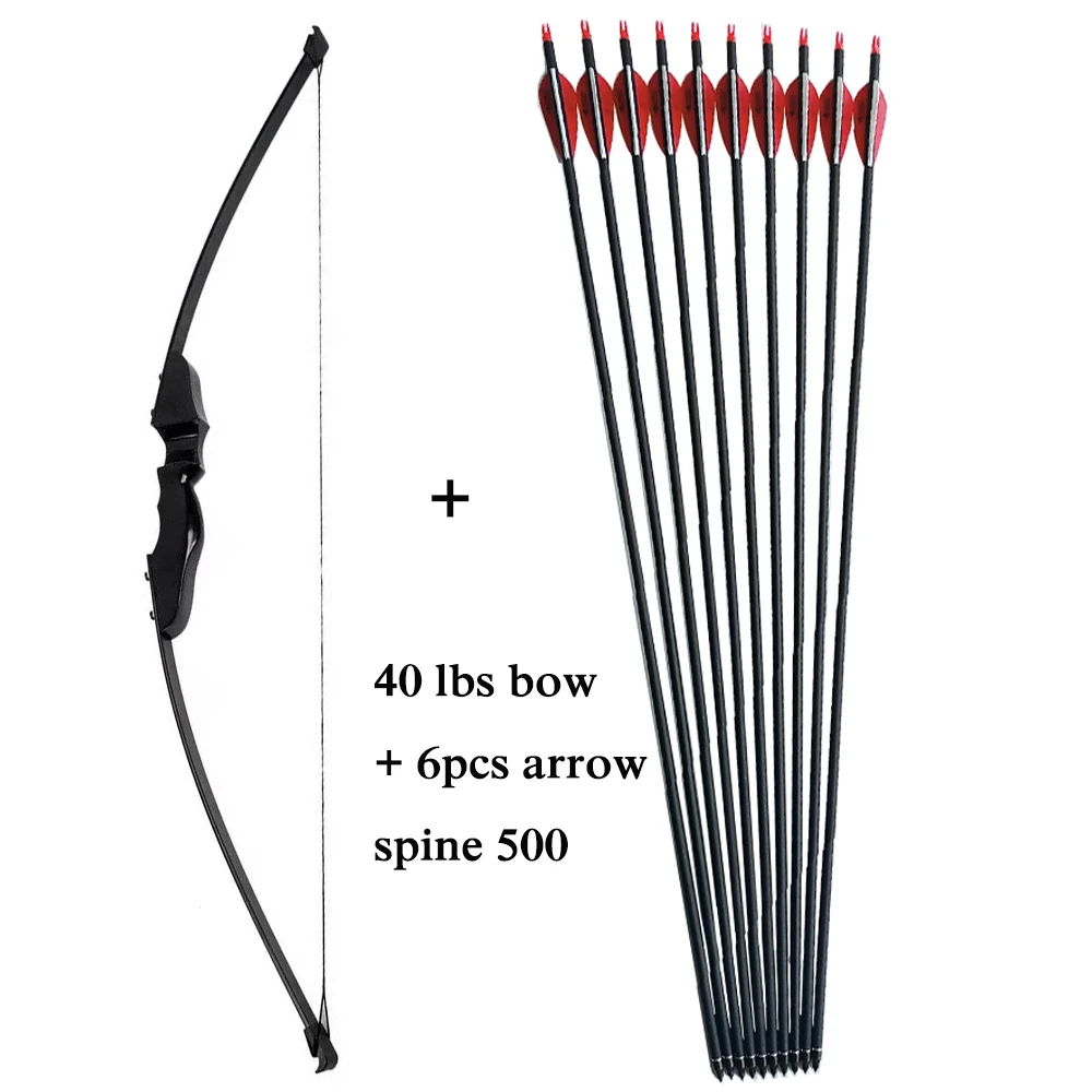 Straight-Bow-Split-51-Inches-30-40-Pounds-Entry-Bow-and-Mixed-Carbon ...