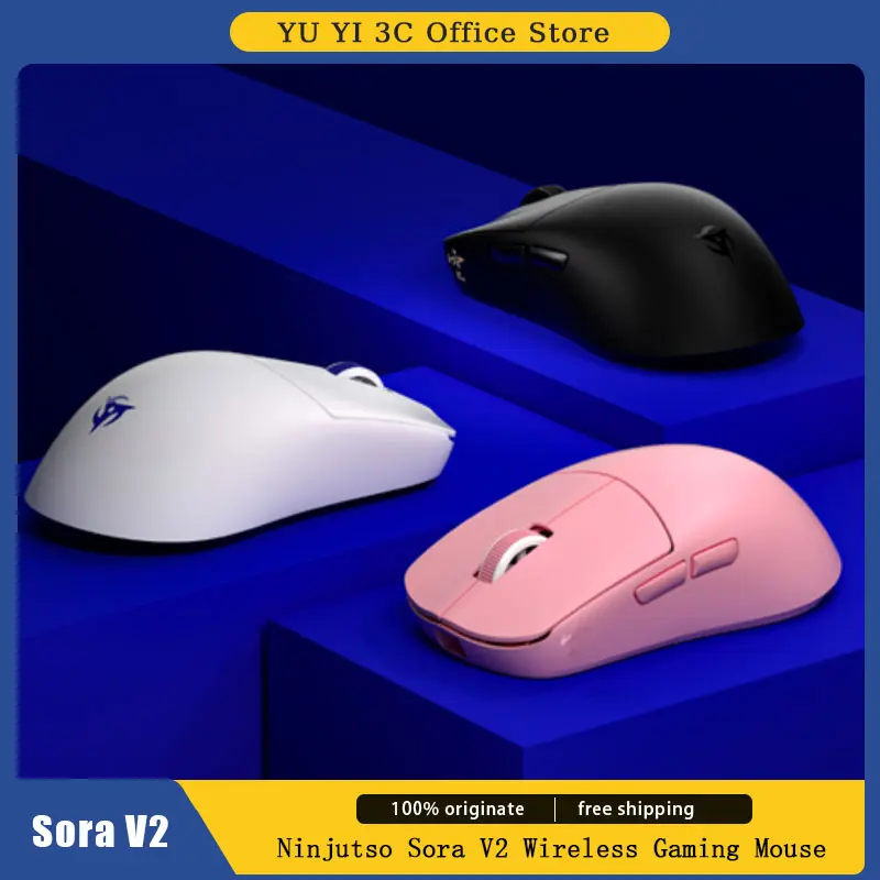 NINJUTSO-Sora-V2-sem-fio-Bluetooth-Mouse-leve-modo-duplo-USB-acess-rios ...