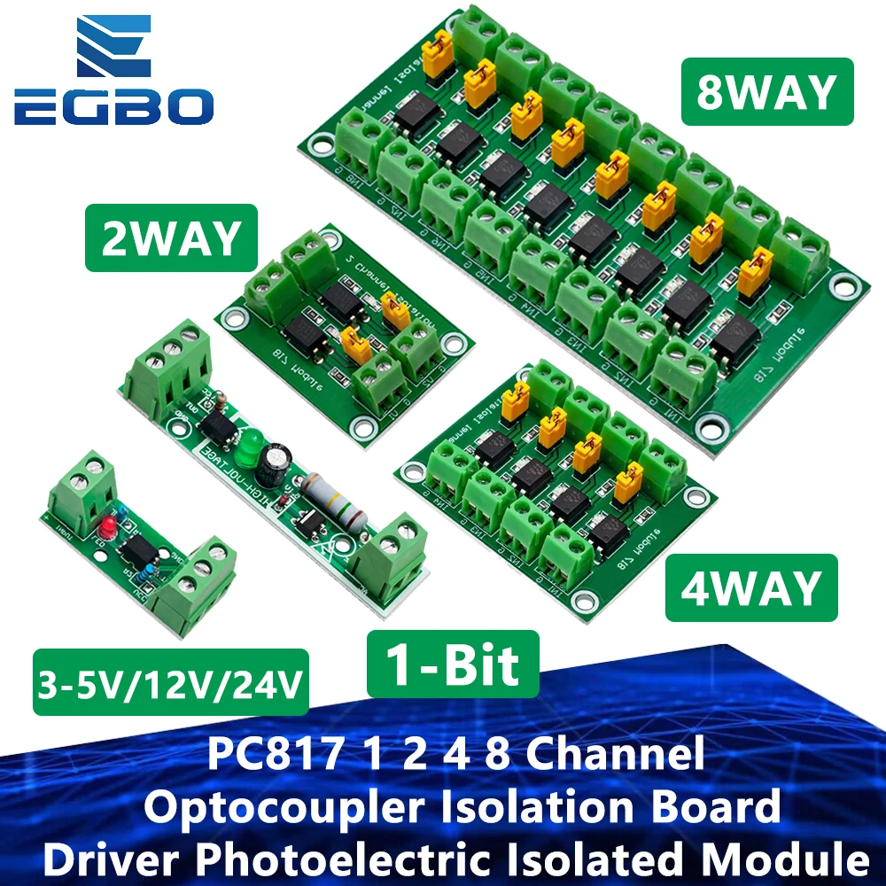 PC817-1-2-4-8-Channel-Optocoupler-Isolation-Board-Voltage-Converter ...