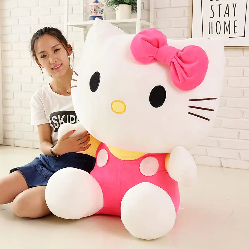 Generic Big Size Hello Kitty Plush Toy Sanrio Plushie Doll Kawaii Hello Kitty Stuffed Animals ...