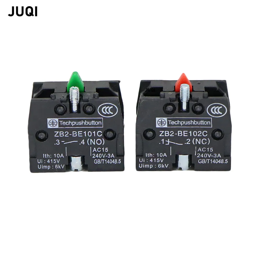 2pcs-XB2-rotary-switch-ZB2BE102C-NC-10A-ZB2-BE101C-NO-button-switch ...