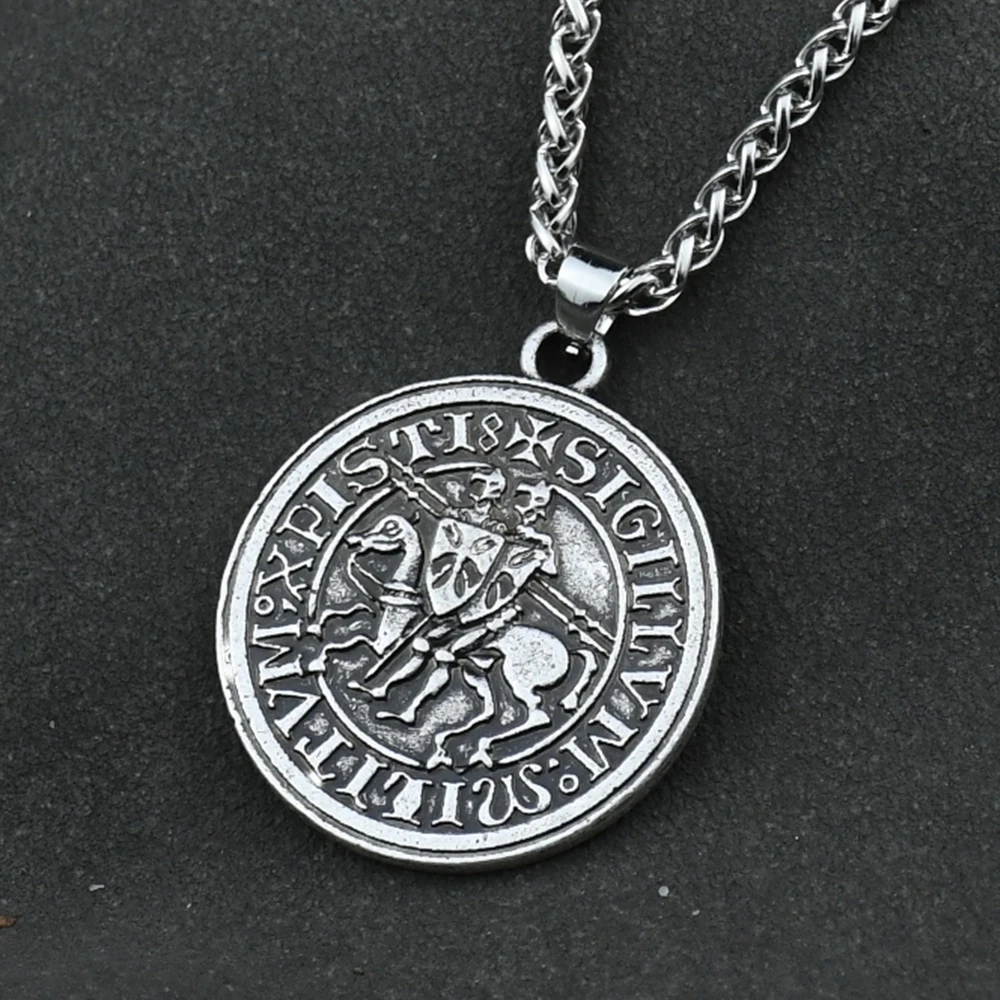 Viking-Double-War-Horse-Greek-Latin-Amulet-Jewelry-Knights-Templar ...