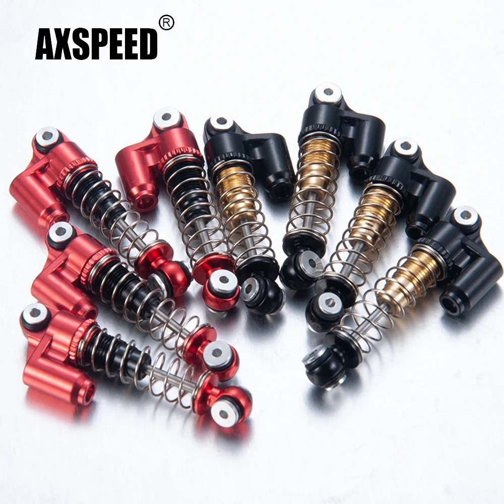 AXSPEED-4Pcs-Aluminum-Alloy-31mm-Shock-Absorber-Damper-for-Axial-SCX24 ...