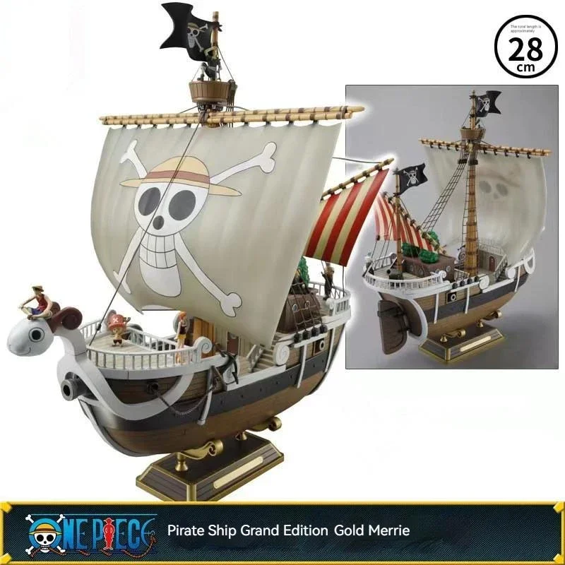 Luffy-Ace-Golden-Merry-Model-Thousand-Sunny-Going-Merry-Boat-Ship ...
