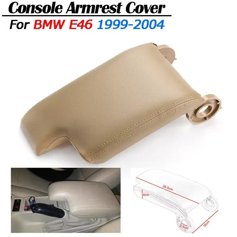 Center Console Lid Armrest For BMW E46 3 Series 1999 2000 2001 2002 ...
