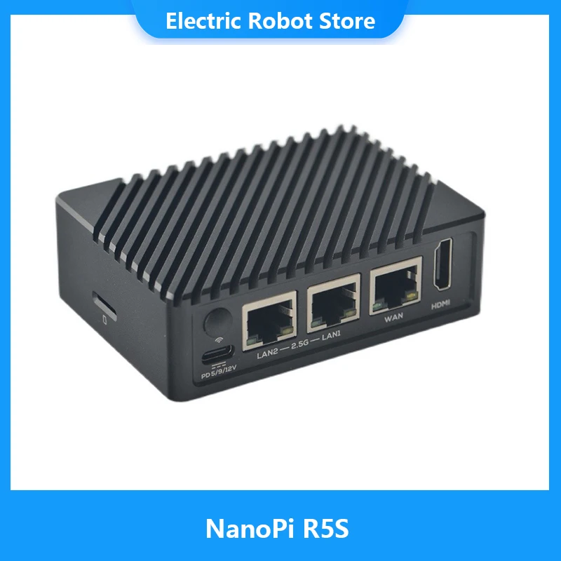 Nanopi R5s Roteador Rk3568 Placa De Desenvolvimento Openwrt A55 Hdmi2.0 ...