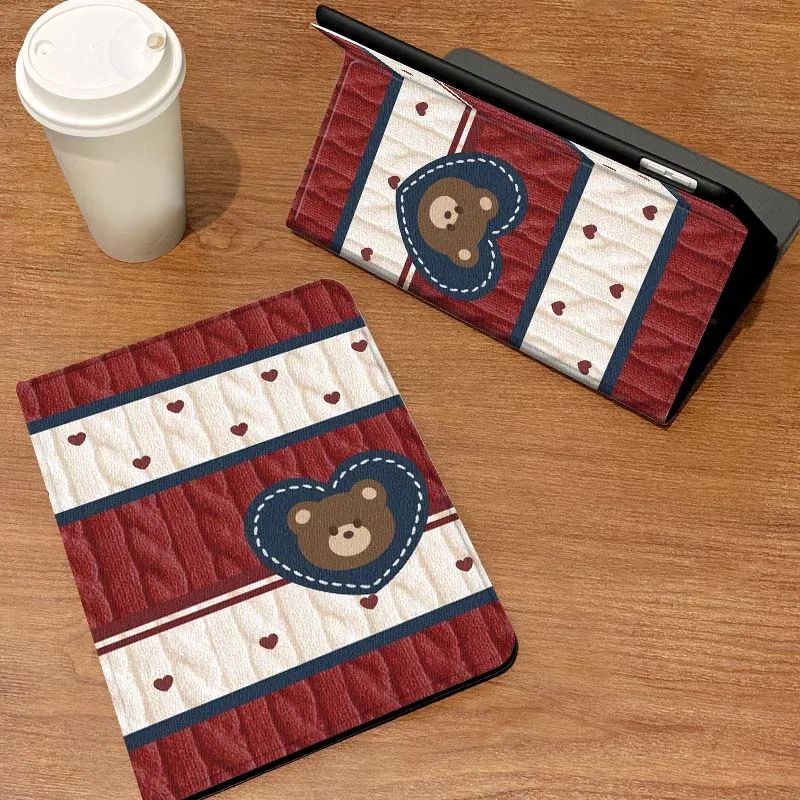 Cartoon Rabbit Pattern Fabric Case For Samsung Galaxy Tab S6 S7 S8 S9 ...