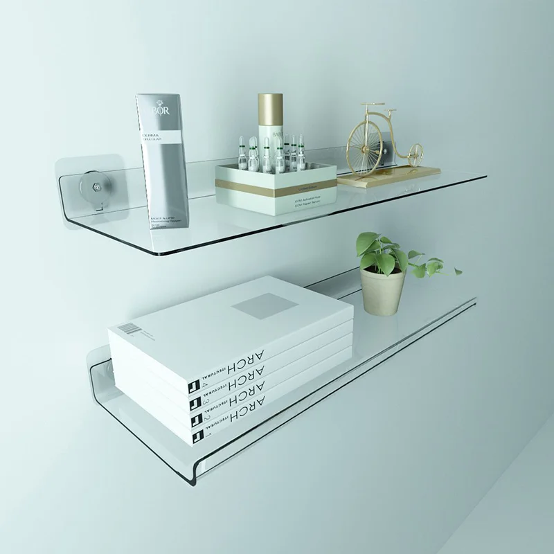 Clear-Acrylic-Floating-Shelves-Invisible-Shelves-Wall-Mounted-Display ...