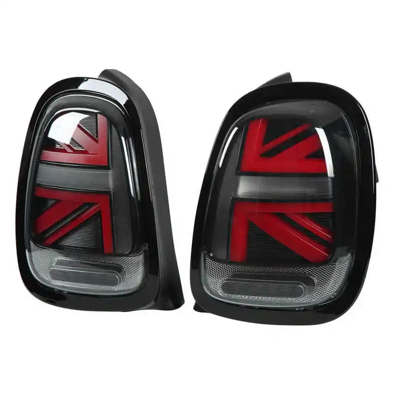 Full LED Union Jack Tail Lights Smoked Lens With Sequential Turn Signal ...