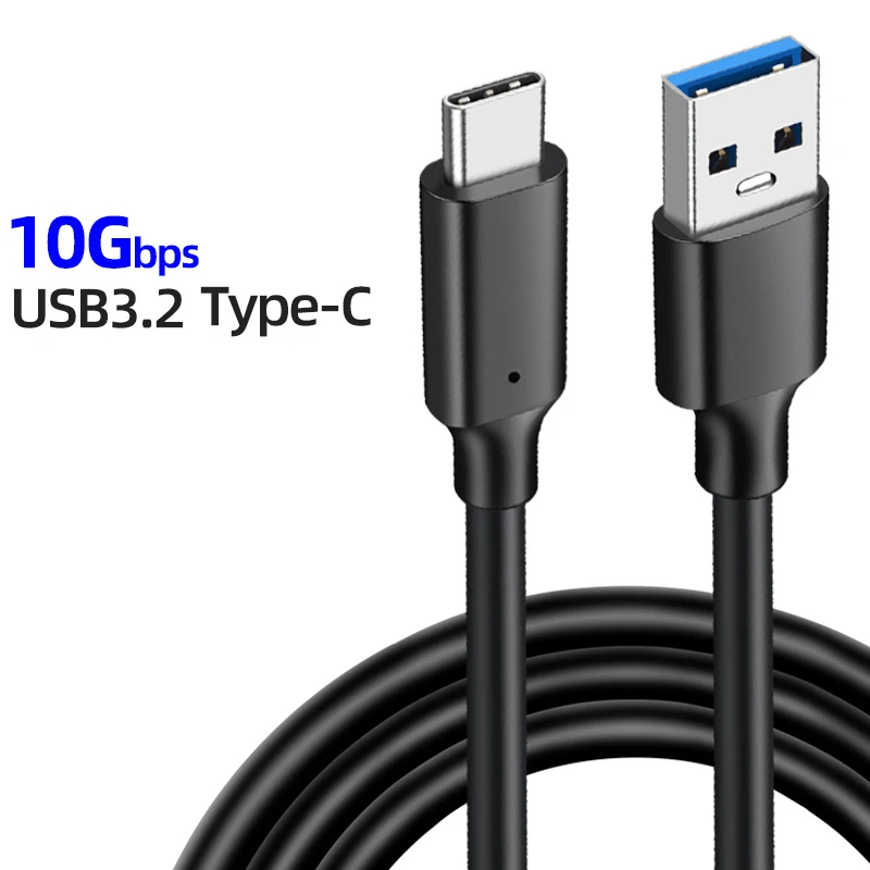 Usb3.2 10gbps Cabo Usb Tipo A Para Usb C 3.2 Gen2 Cabo De Transferência De Dados Usb C Ssd Disco ...