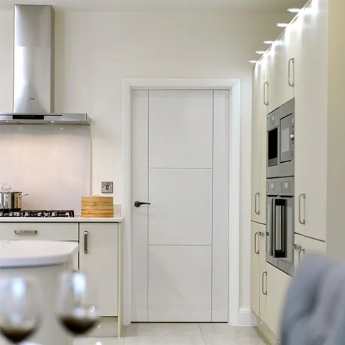 Simple White Door Design