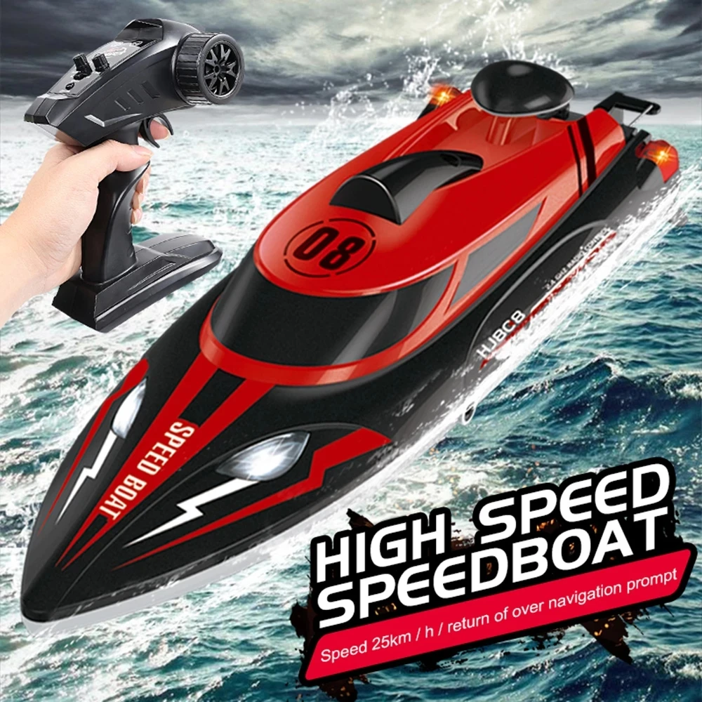 RC-High-Speed-Boat-2-4G-25km-h-Racing-Speedboat-Dual-Motor-Low-Power ...
