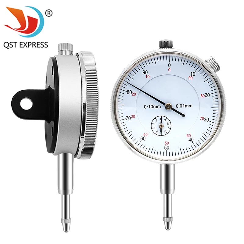 Dial-Indicator-Gauge-0-10mm-Metro-Preciso-0-01-Risoluzione-Concentricit ...