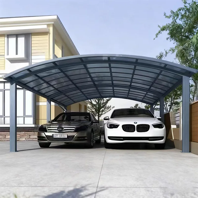 Sturdy Aluminum Carport | Arched Polycarbonate Roof | Weather & UV ...