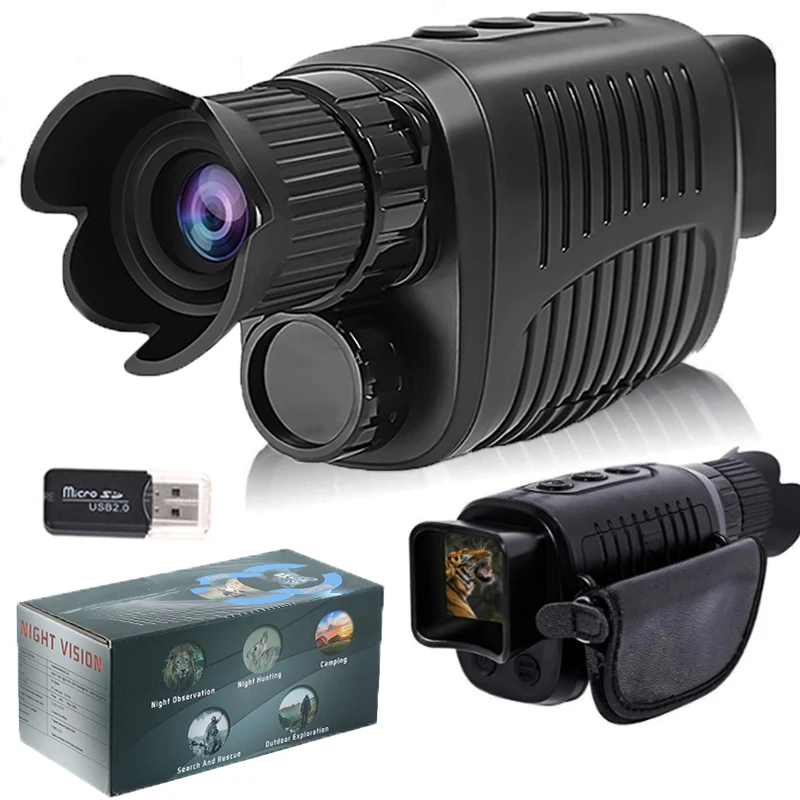 New-Monocular-Night-Vision-Device-Camera-1080P-HD-Infrared-5X-Digital ...