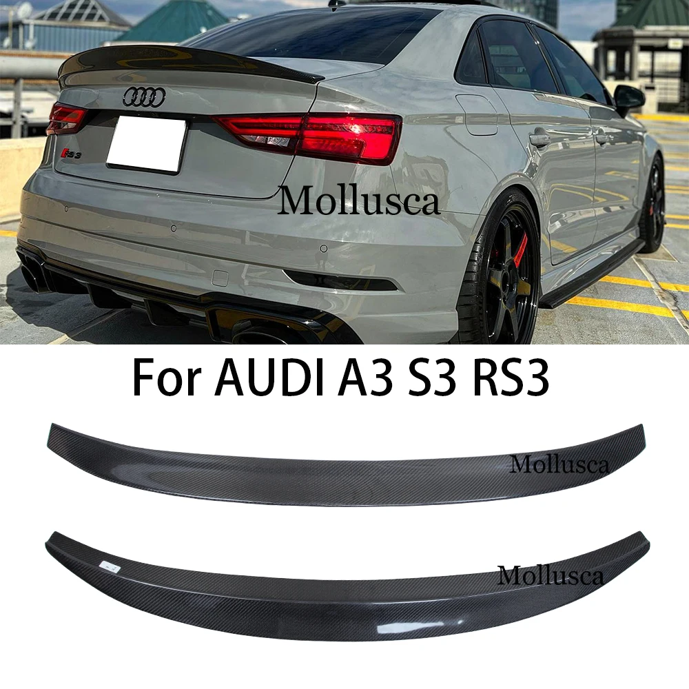 For-AUDI-A3-S3-RS3-8V-Limousine-Sedan-HK-Style-Carbon-Fiber-Rear ...
