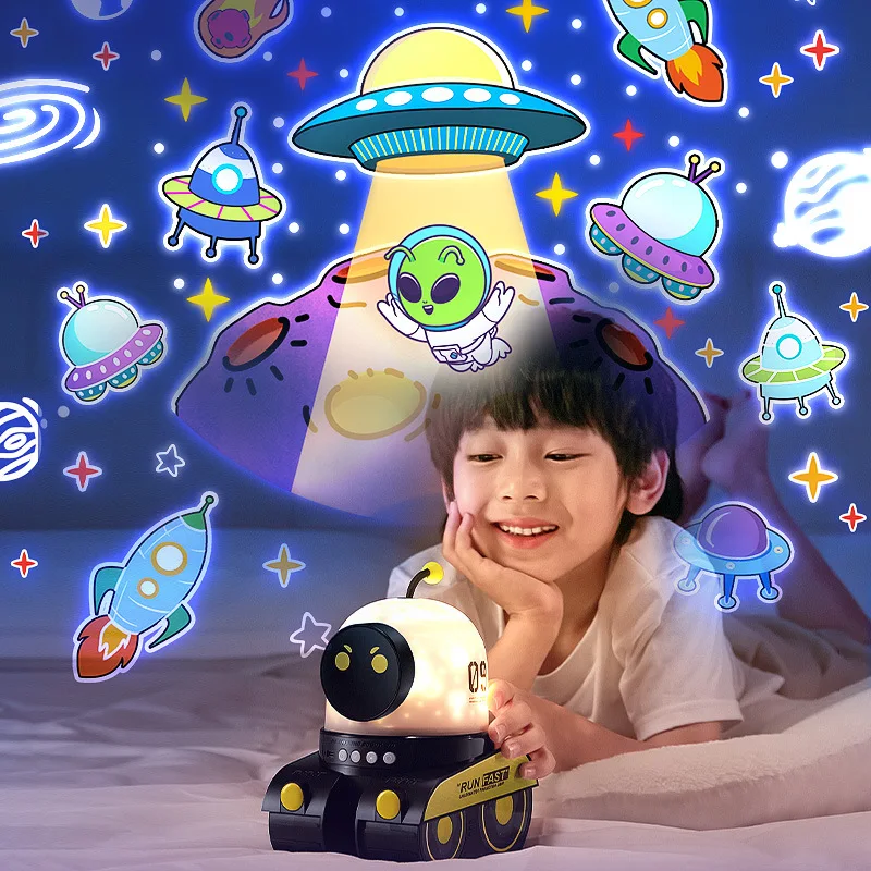 Robot-Projector-Galaxy-Star-Projector-Starry-Sky-Night-Light-Bluetooth ...