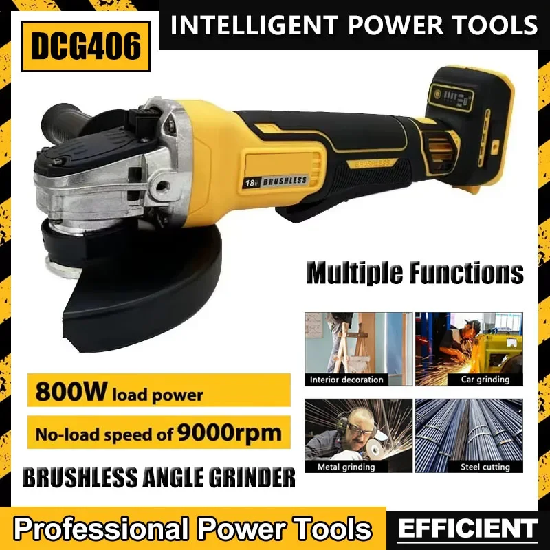 Fit Dewalt DCG406 125MM Brushless Angle Grinder 9000RPM Cordless ...