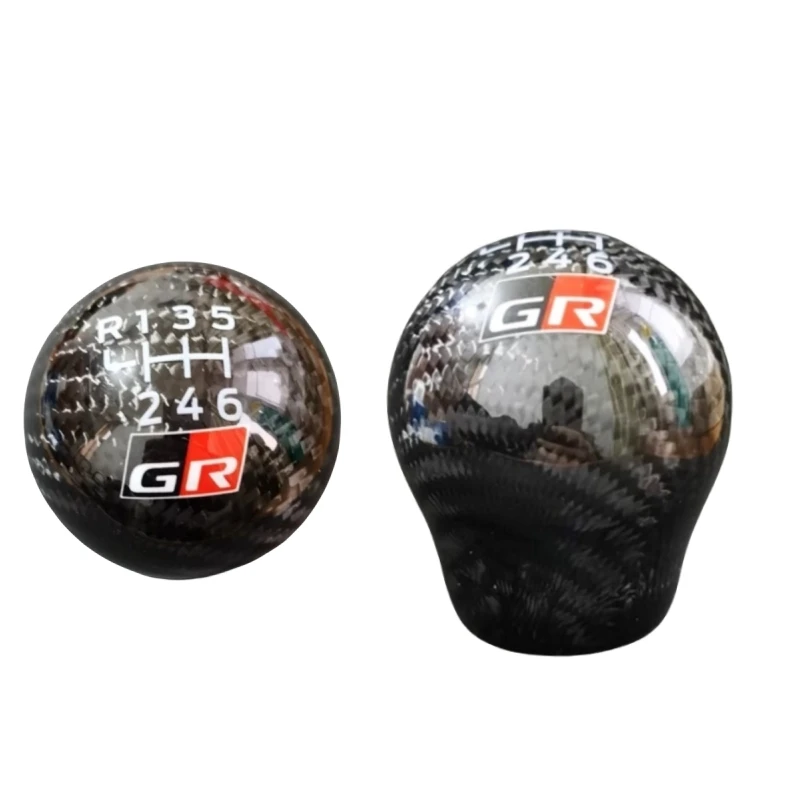 New-6-Speed-Racing-Carbon-Fiber-Modified-Manual-Gear-Shift-Knob-For ...