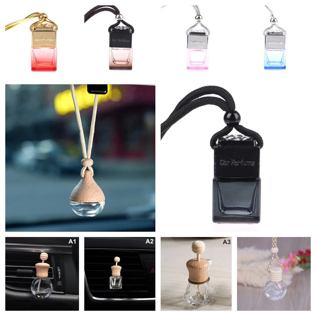 Hot-Air-Freshener-Auto-Pendant-Ornament-Car-Perfume-Bottle-for ...