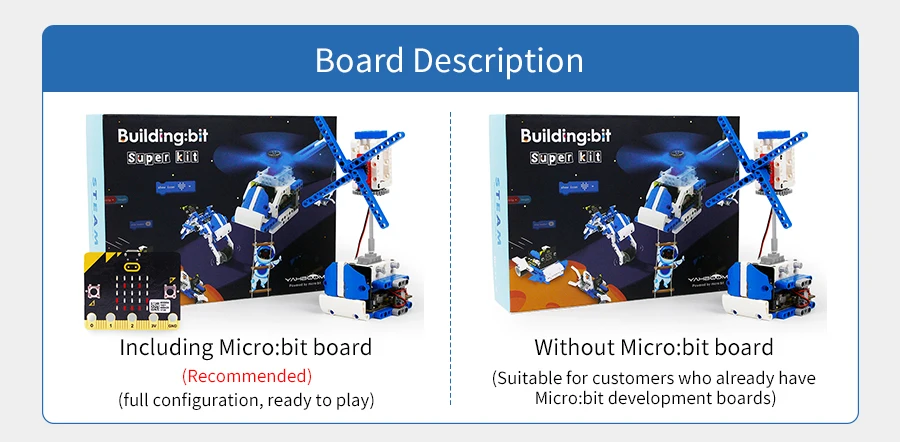 BBC Microbit V2 Robot Kit 16 in 1 STEM Projects with Sensor Module DIY ...