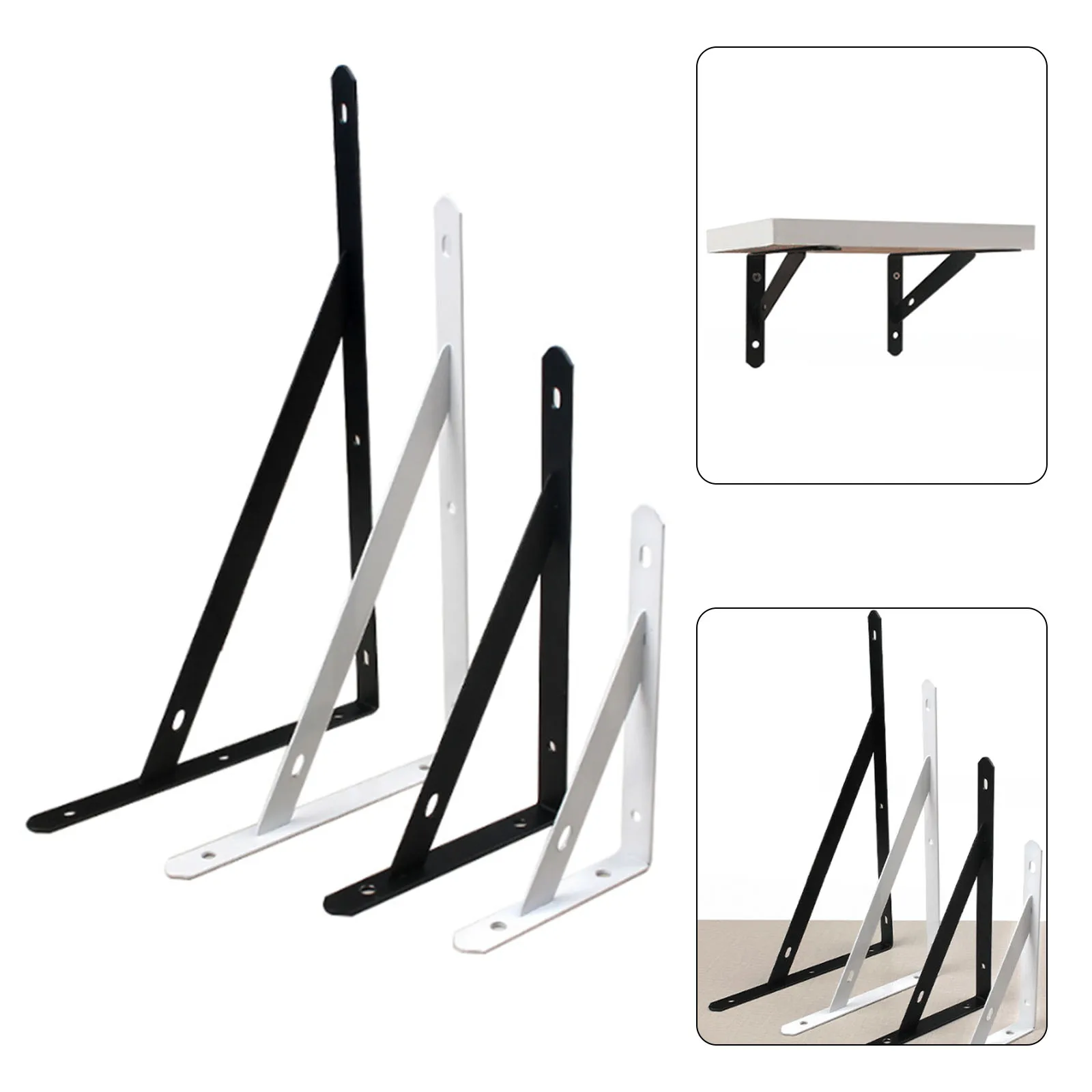 Soporte-de-ngulo-triangular-montado-en-la-pared-soportes-de-estante ...