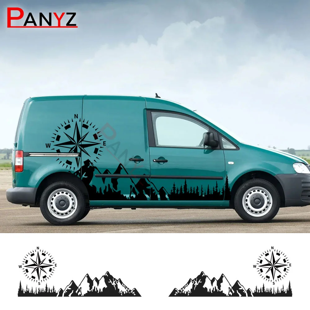 4PCS-Car-Stickers-For-Volkswagen-VW-Caddy-MK1-MK2-MK3-2-3-4-Maxi-Kombi ...