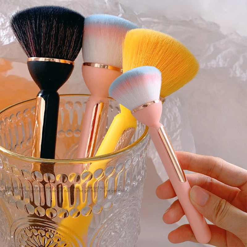 12cm-Nail-Dust-Brush-Remove-Acrylic-Manicure-Cleaner-Brushes-3Color ...