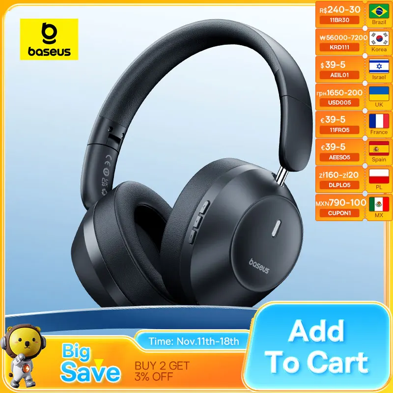 Baseus-Bass-30-Max-auriculares-inal-mbricos-Bluetooth-5-3-40mm ...