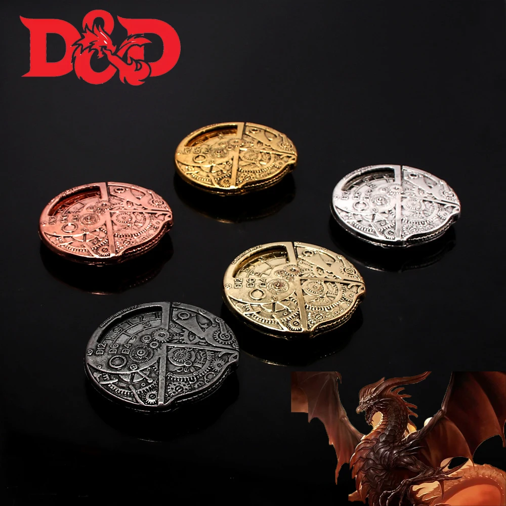 Roulette-Dice-Rotatable-Digital-Compass-Keychains-Dungeons-and-Dragons ...