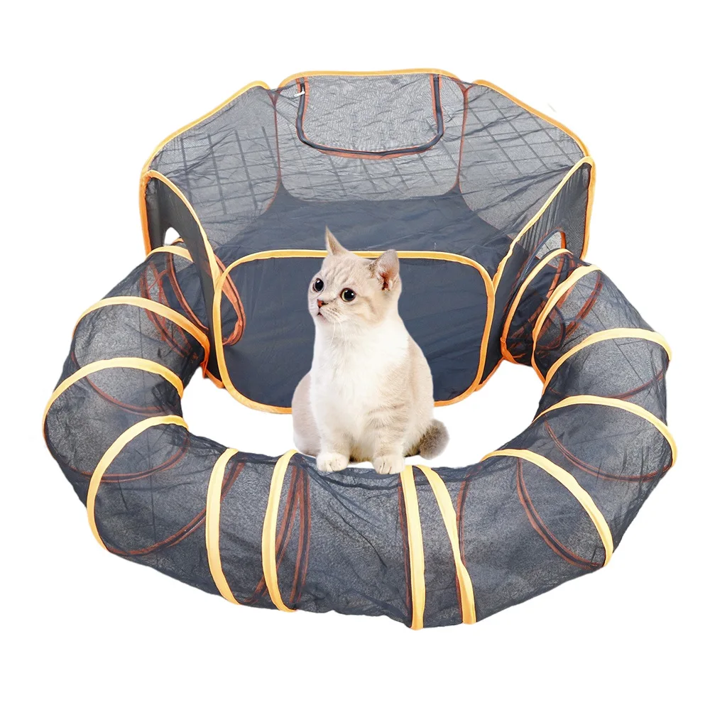 Portable Cat Tunnel Outdoor Foldable Playground Durable Universal Cat ...