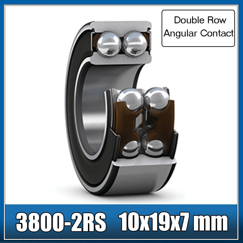 3800 2RS ベアリング 10*19*7 ミリメートル (1 ピース) 3800 2RS 複列密封された 3800 RS アンギュラ玉軸受 ...