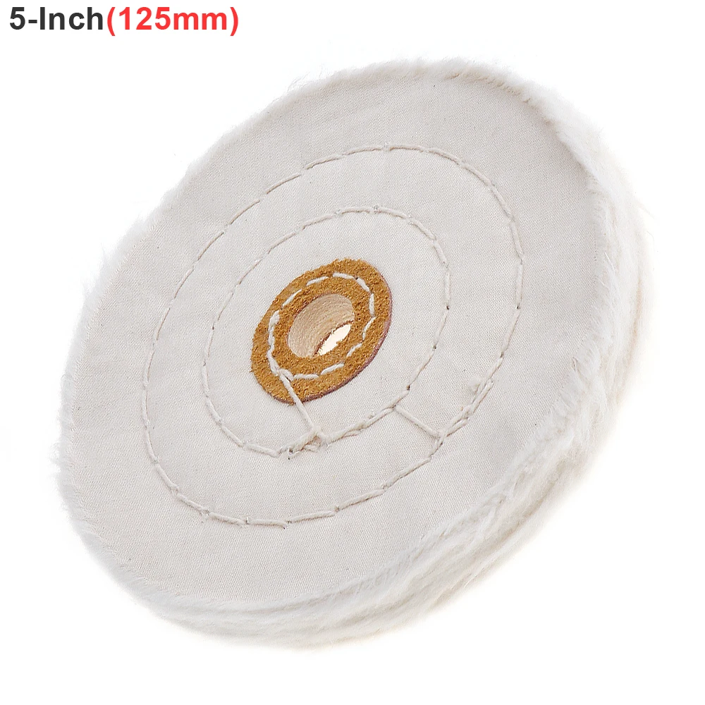T-shaped-White-Cotton-Cloth-Polishing-Wheel-Flannel-Mirror-Polishing ...