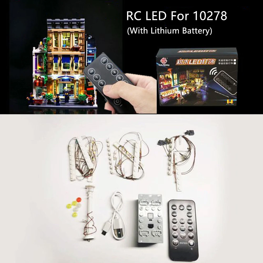 LED light kit for 10278 building blocks (only led included) - AliExpress 26