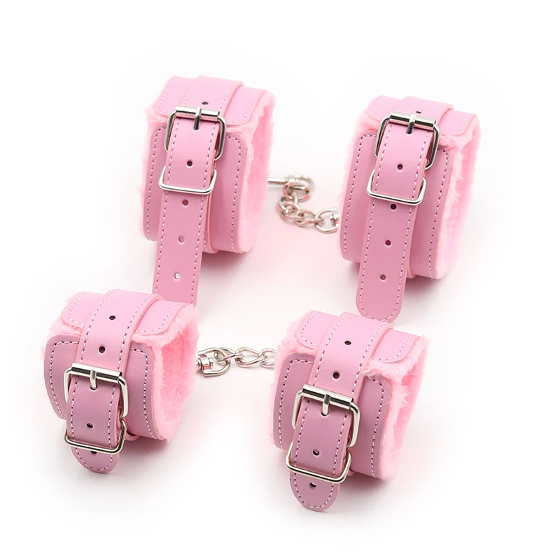 Pour361 - Menottes et chevilles BDSM pour adultes, ensemble de Bondage ...