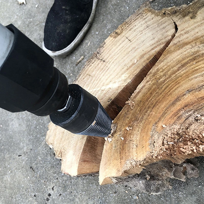 Firewood-Chop-Wood-Drill-Bit-Splitting-Tool-Splitting-Cone-Log ...