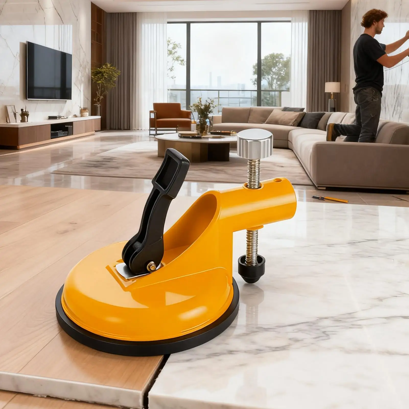 Heavy Duty Floor Gap Fixer Suction Cup Vacuum Grabber for Tile Slat ...