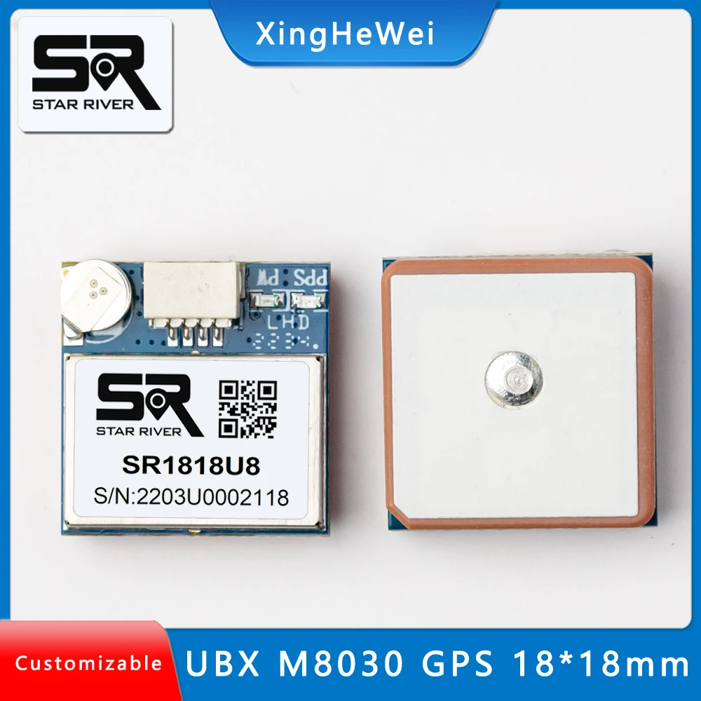 SR1818U8-GPS-Module-UART-TTL-level-GPS-GLONASS-GNSS-module-UBX-M8030 ...