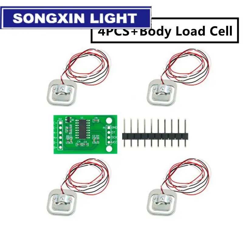 4PCS-Human-Scale-Load-Cell-Weight-Sensors-HX711-AD-Module-Weight-Sensor ...