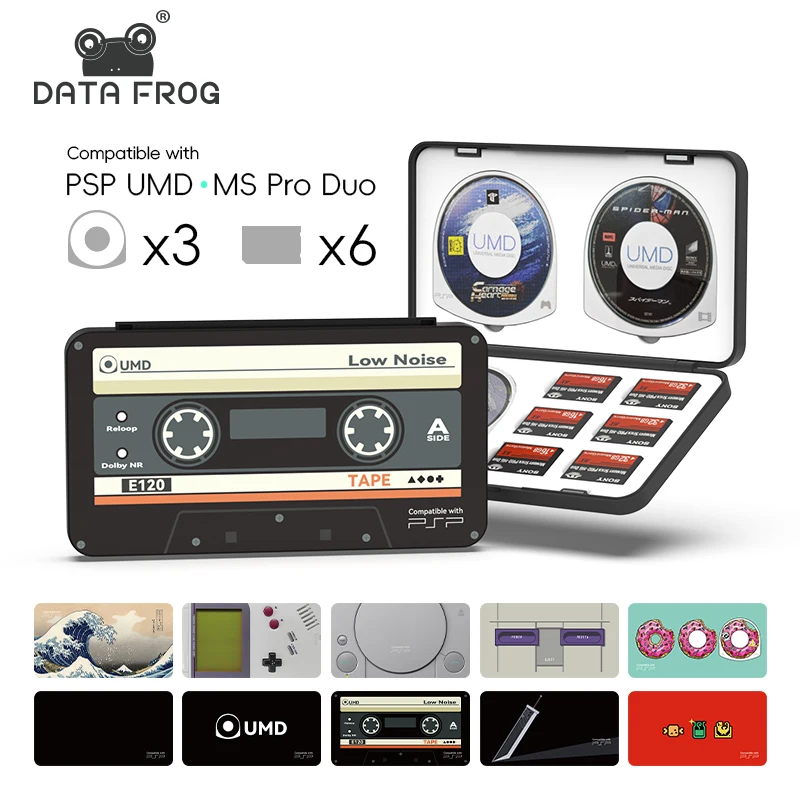 Funda de tarjeta de juego DATA FROG UMD para PSP VITA SD, soporte para ...