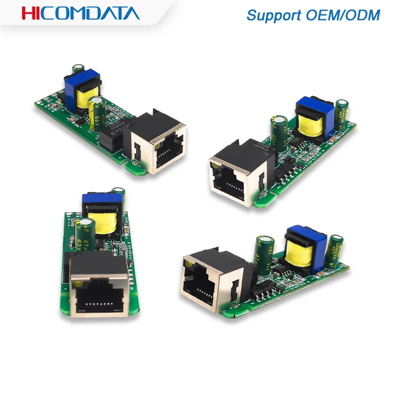 Ieee802.3 Af 10/100Mbps Rj45 Port Nem Szabványos 48V Poe Splitter Pcba ...