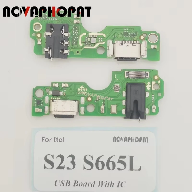 For Itel S23 S665L USB Dock Charger Port Plug Headphone Audio Jack ...
