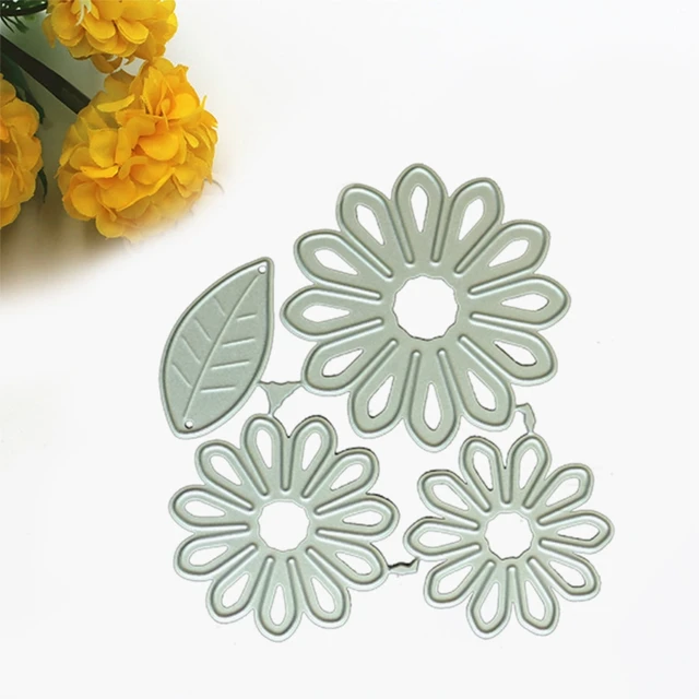 Jewelry Dies 11.3X18cm DIY Layering Daisy Flower Metal Dies Cutting ...